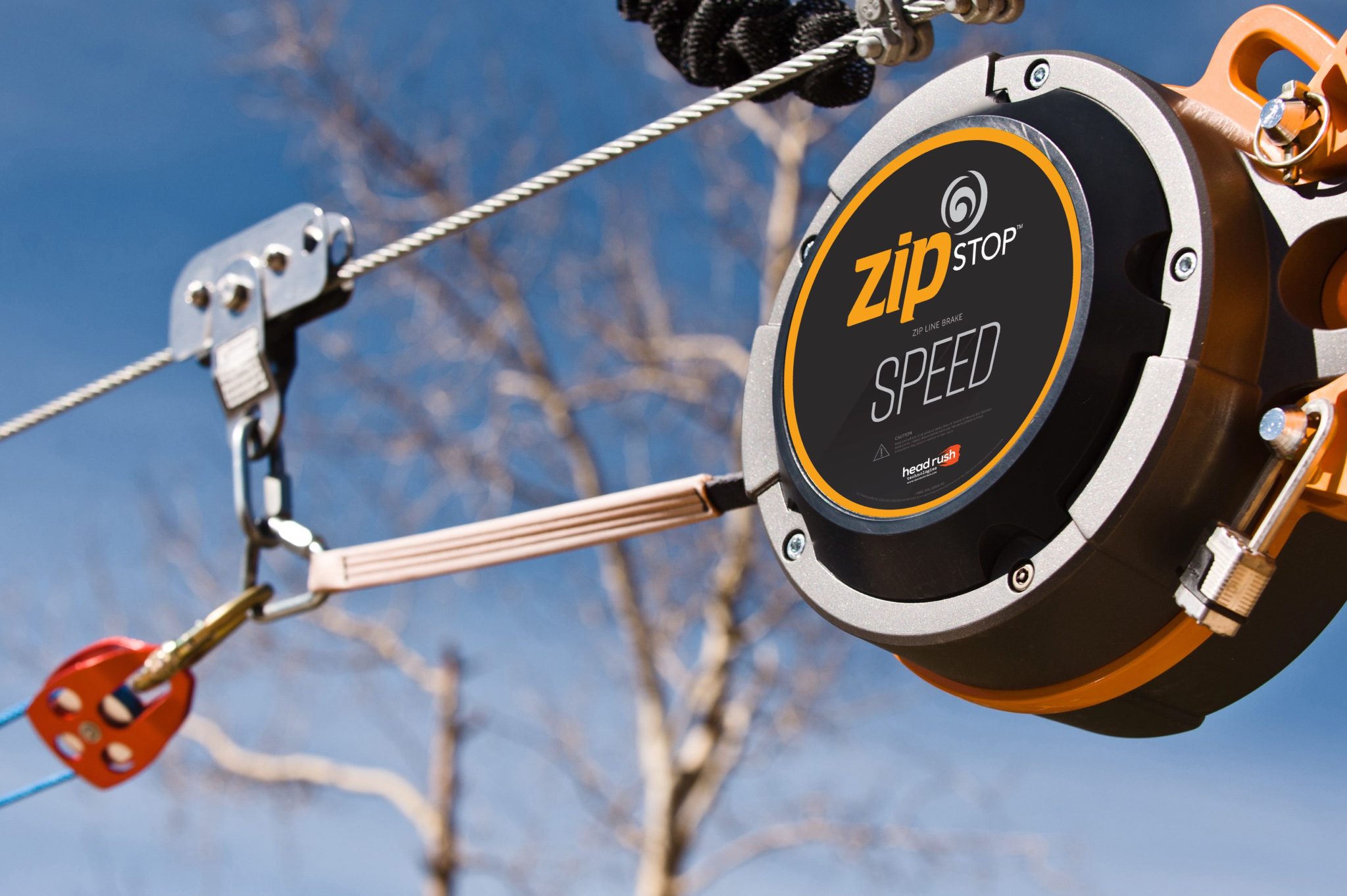 Head Rush - zipSTOP Speed Zip Line Brake - Challenges Unlimited